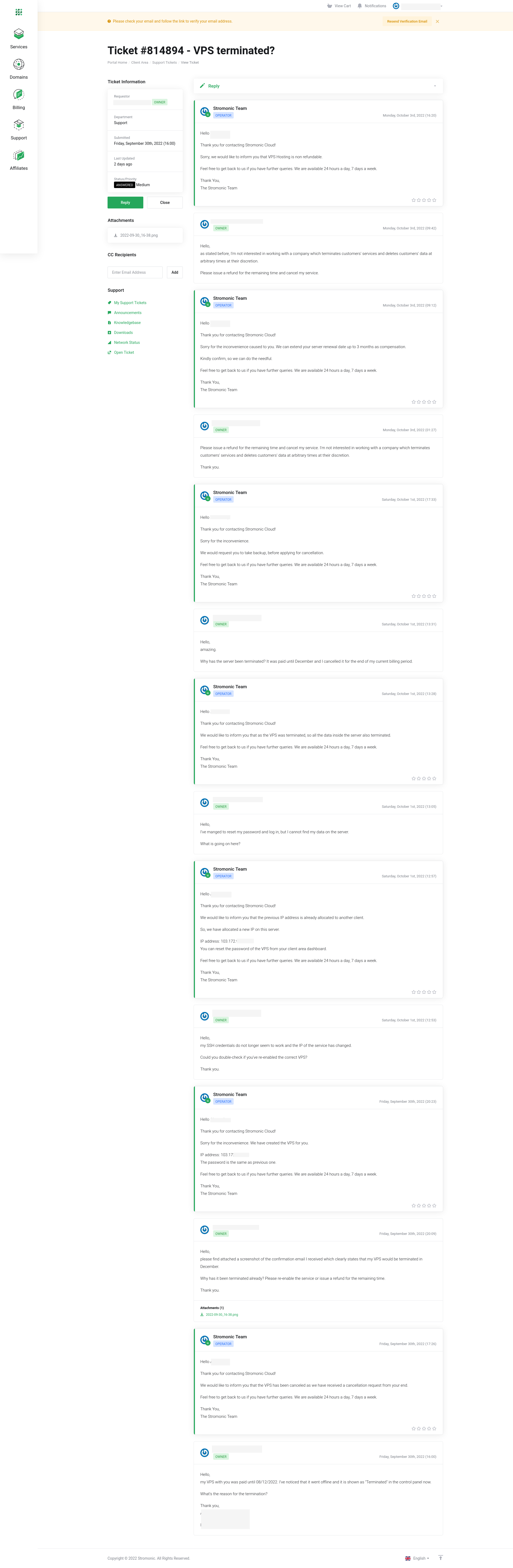 Stromonic Will Not Honor Your Billing Period If You Cancel Your Service 